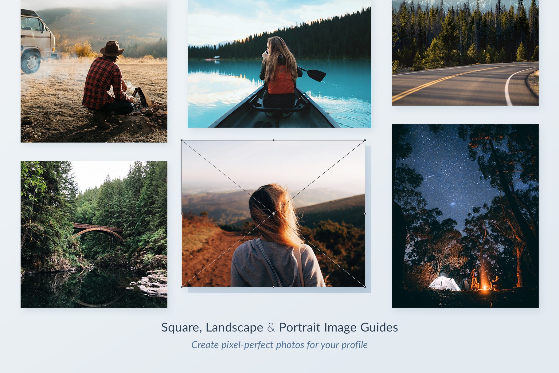 Instagram Mockups Profile Page Templates Social Media Desktop, Tablet ...