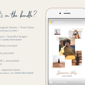 CANVA & PS Instagram Bundle - 960+ Story and Post Templates - Instagram ...