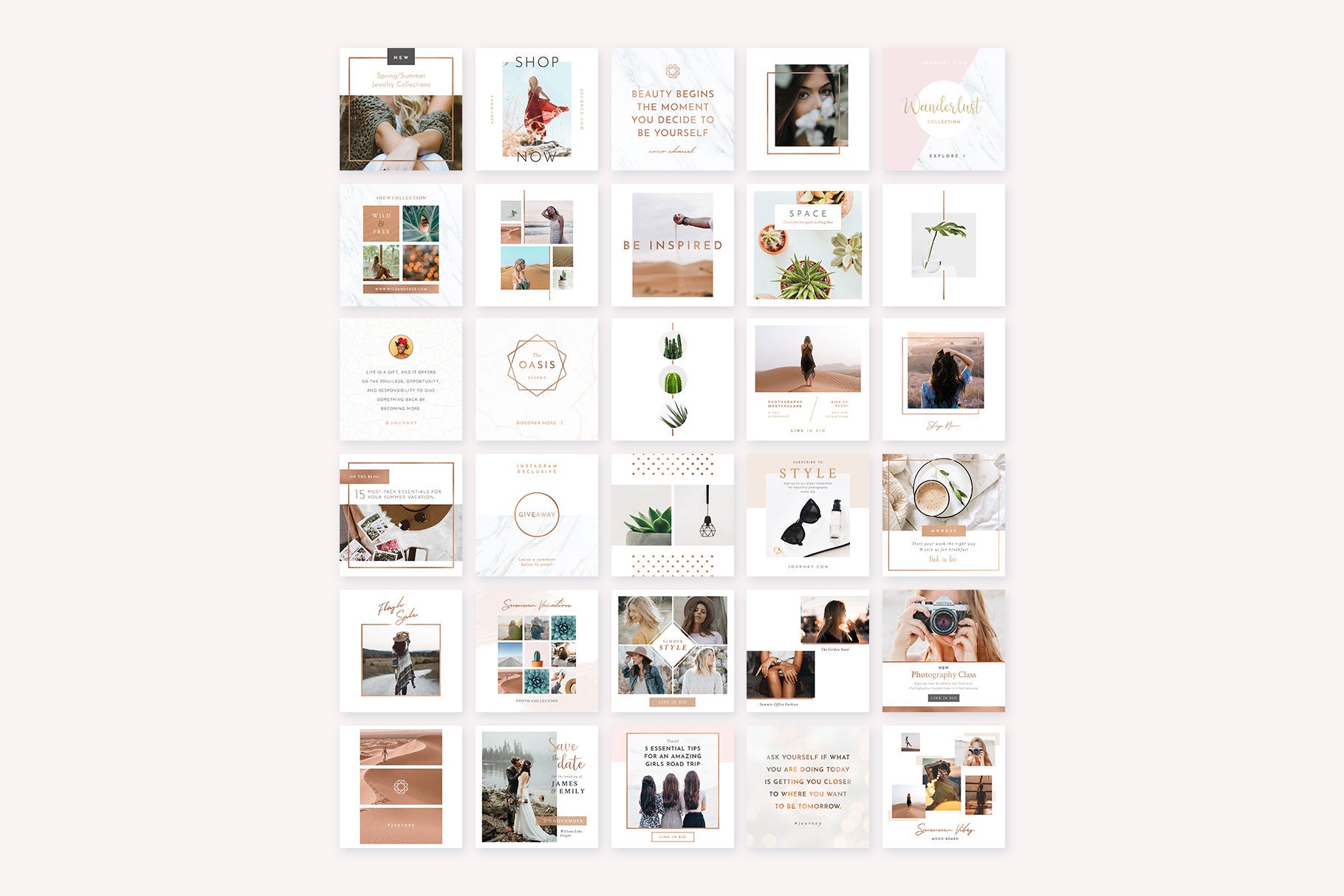 CANVA & PS Instagram Bundle 960 Story and Post Templates Instagram ...