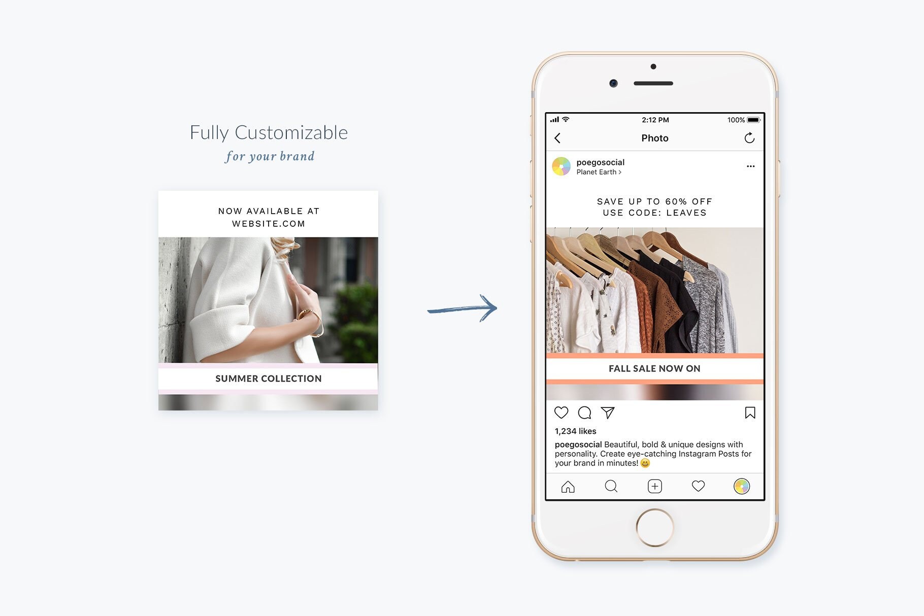 Instagram Posts Pastel Pink 30 Playful & Bright Templates | Etsy