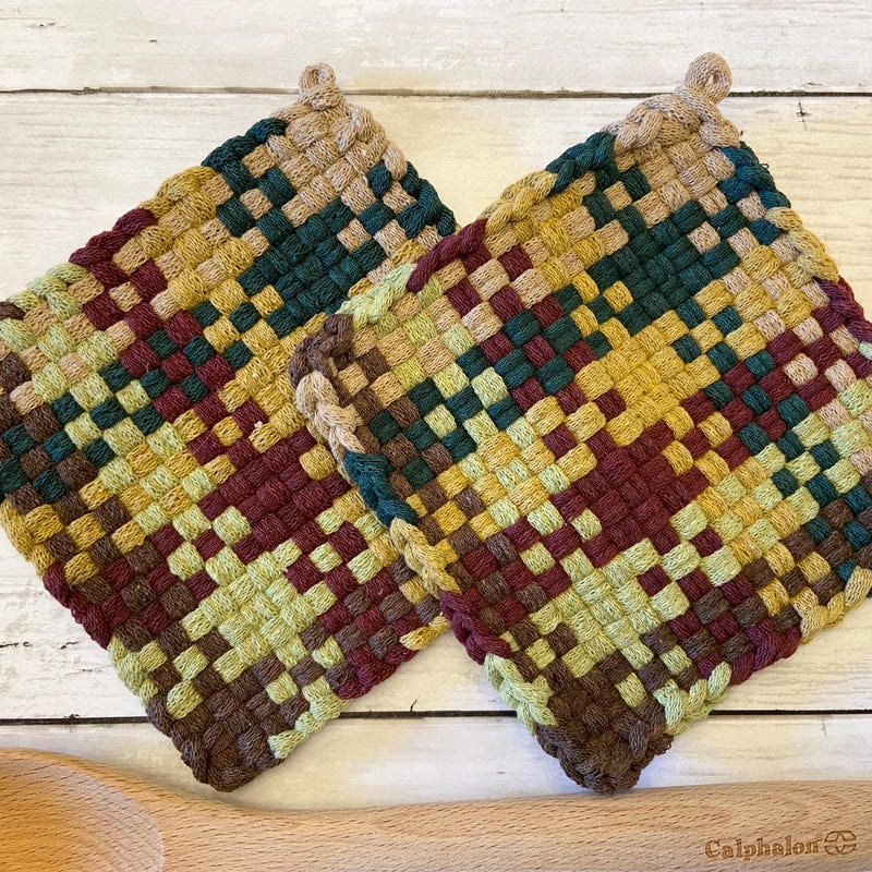 Woven Potholder - Etsy