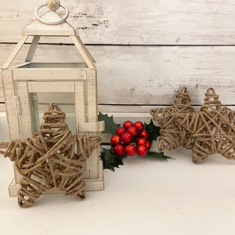 Grapevine Stars - Etsy