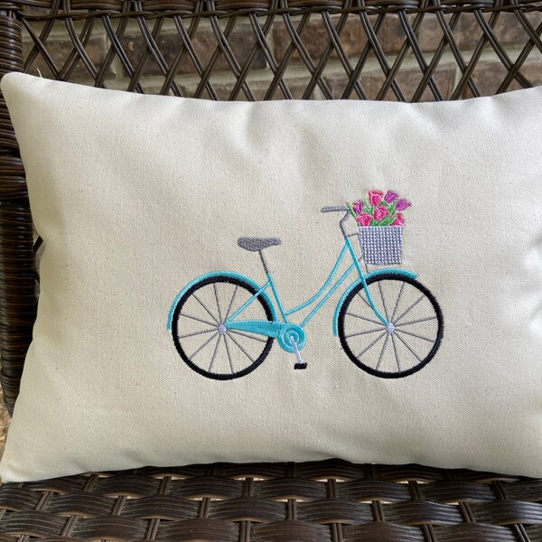 Bicycle Pillow - Etsy