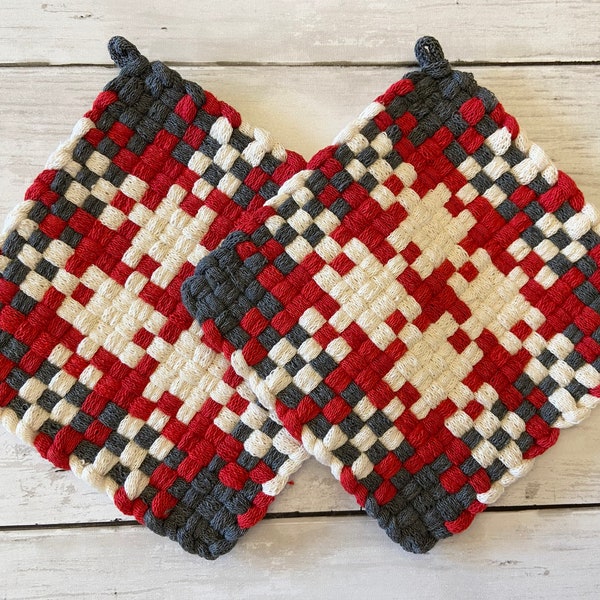 Woven Potholder - Etsy