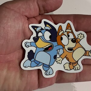 Bingo and Bluey Dance Party Vinyl Sticker BOGO Surprise Sticker Durable ...