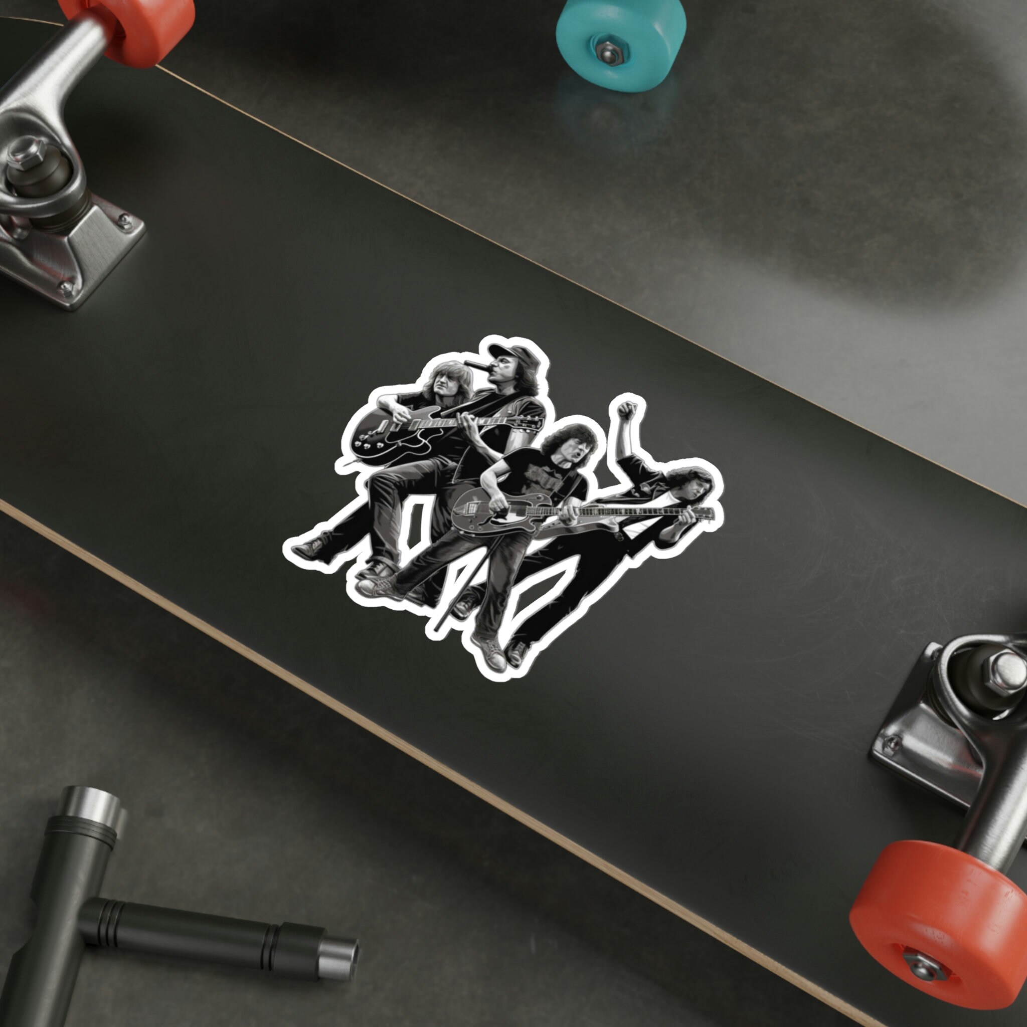 Rock Out With AC/DC Die Cut Vinyl Sticker - Perfect for Fans of Classic ...