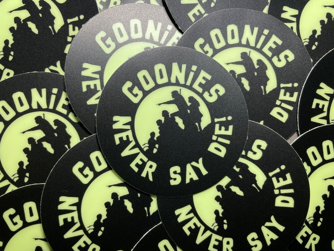Glow in the Dark Goonies Sticker - Perfect for Fans of the 80s Classic ...
