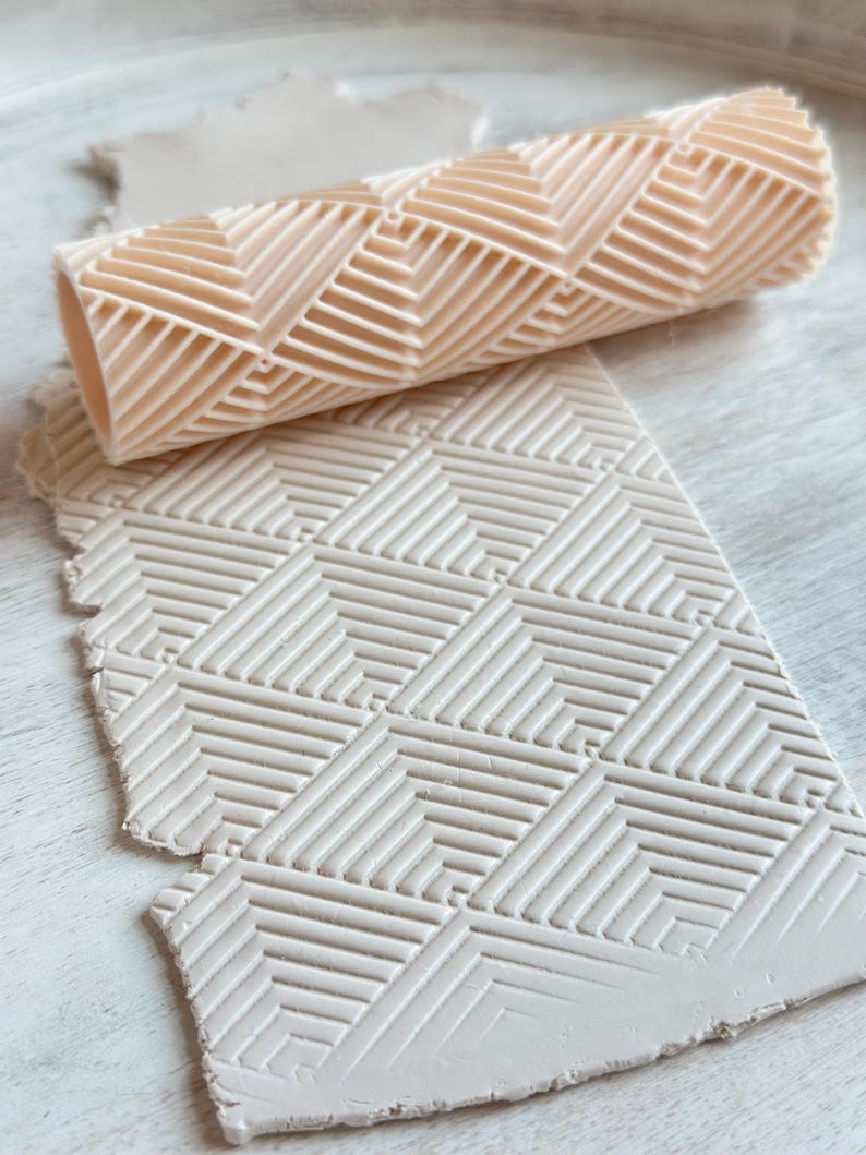 The Geometric Lined Texture Roller - Etsy
