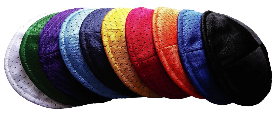 Cotton Sports Mesh Kippah, Kipa, Kippa, Yarmulkah, Yamaka, Skull Cap ...