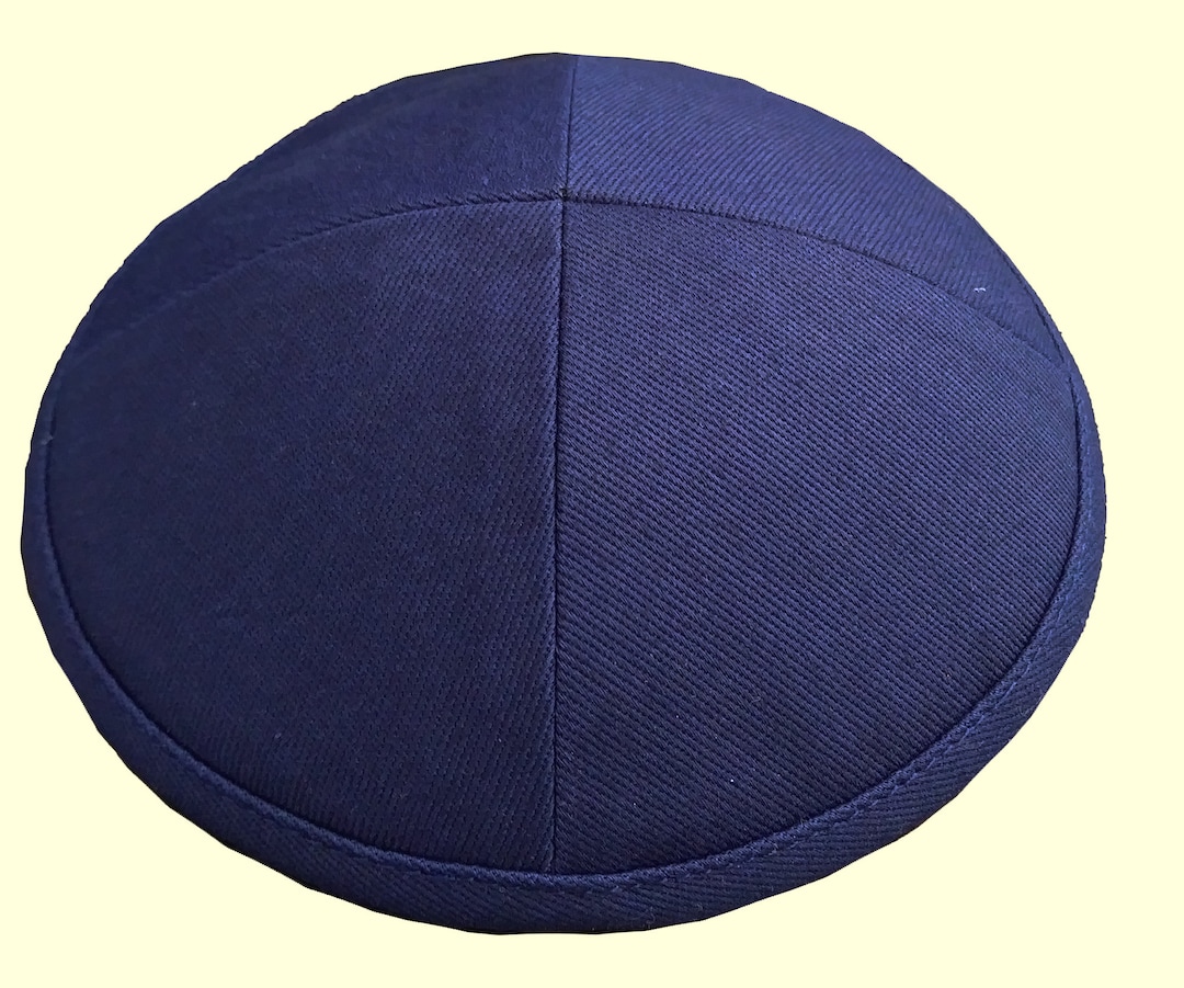 Soft Cotton Denim Kippah, Yarmulkah, Yamaka, Skull Cap, Kipa. Comes ...