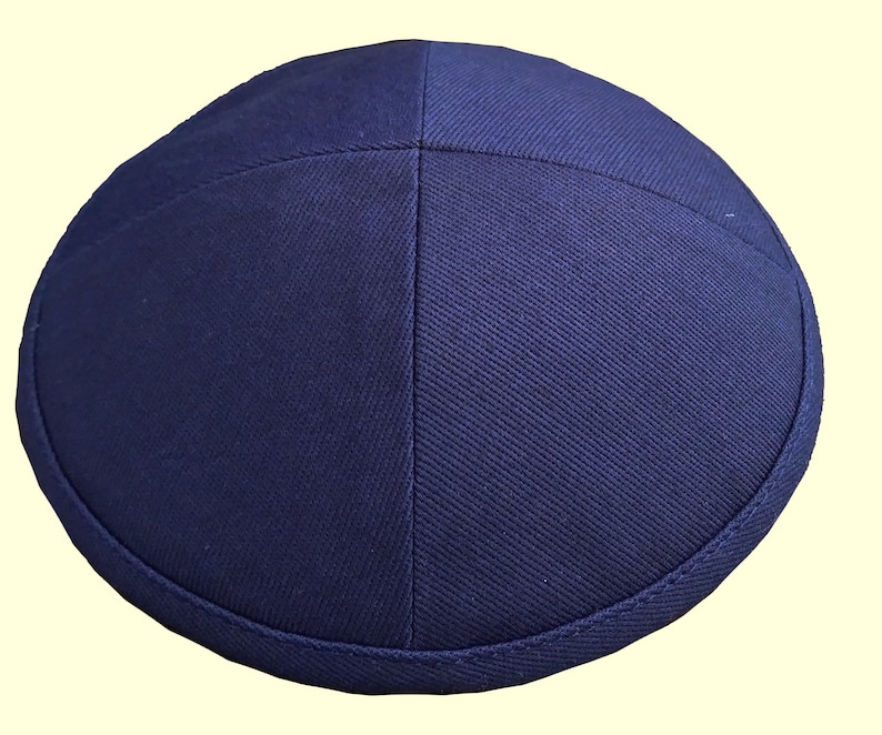 Soft Cotton Denim Kippah, Yarmulkah, Yamaka, Skull Cap, Kipa. Comes ...