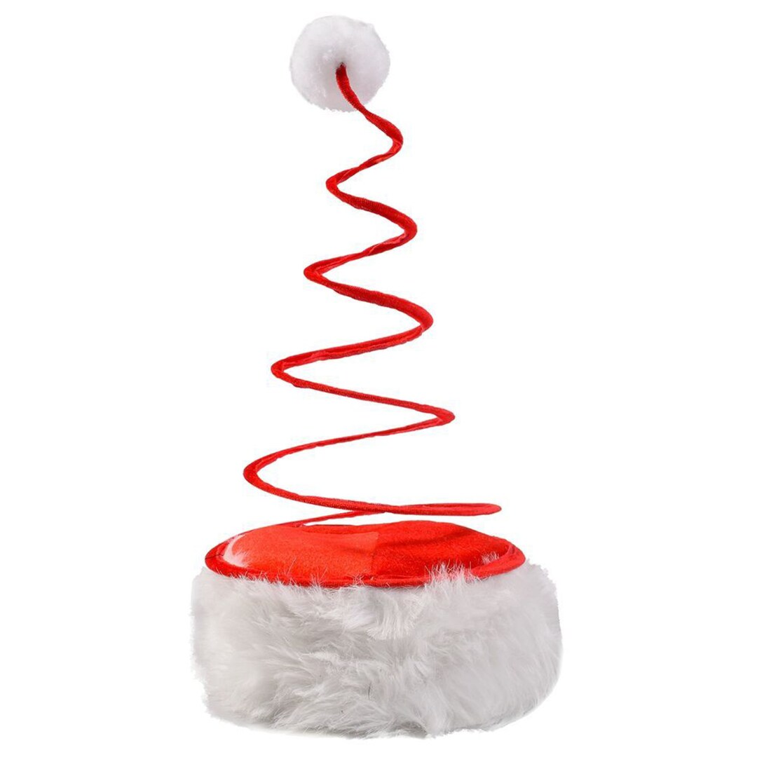 Santa Hat. Christmas Coil Santa Hat. Red, Gold, or Green. Gift Item. - Etsy