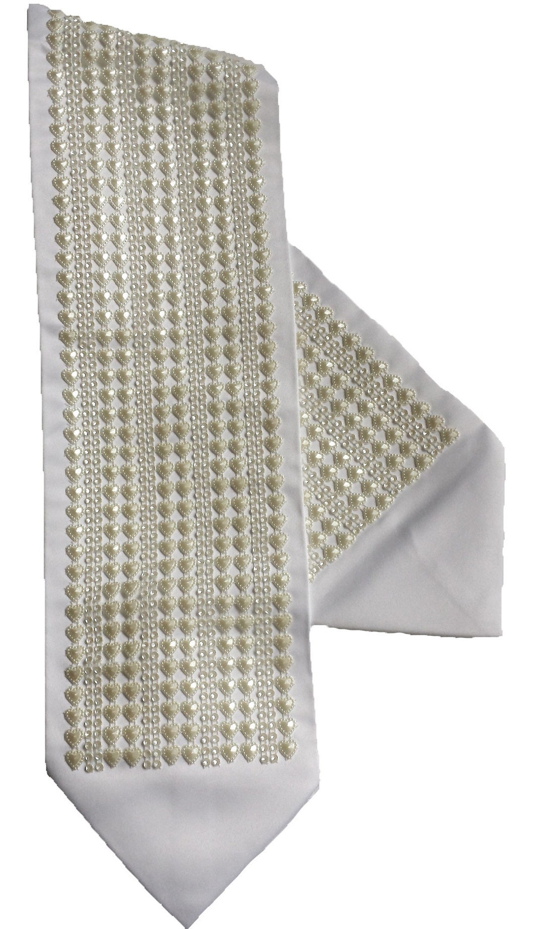 Beautiful Faux Pearl Atarah for Talis. Designed Talit Atarah. Atarah ...