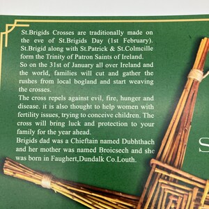 St.brigids Cross on Scenic Card - Etsy