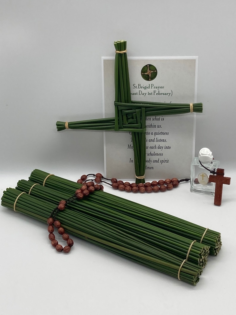 DIY KIT Irish Rushes Make Your Own St.brigids Cross Imbolc - Etsy