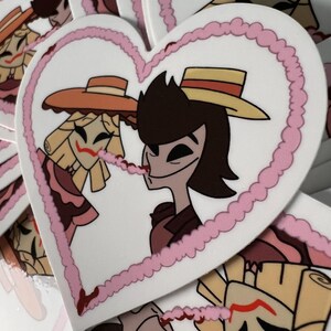 Cannibal Town is for Lovers | Hazbin Hotel Inspired 3" Vinyl Sticker - Etsy