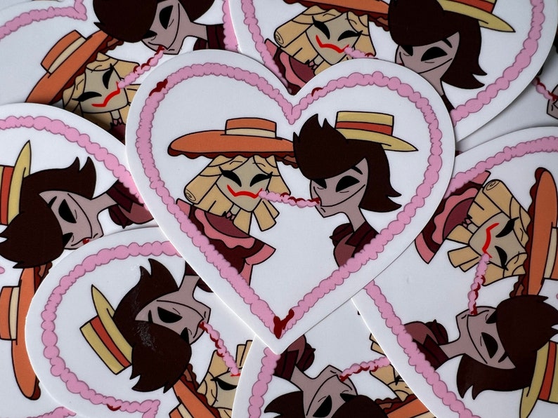 Cannibal Town is for Lovers | Hazbin Hotel Inspired 3" Vinyl Sticker - Etsy