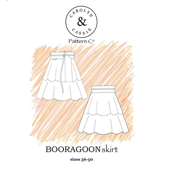 Booragoon Skirt Pdf Sewing Pattern - Etsy