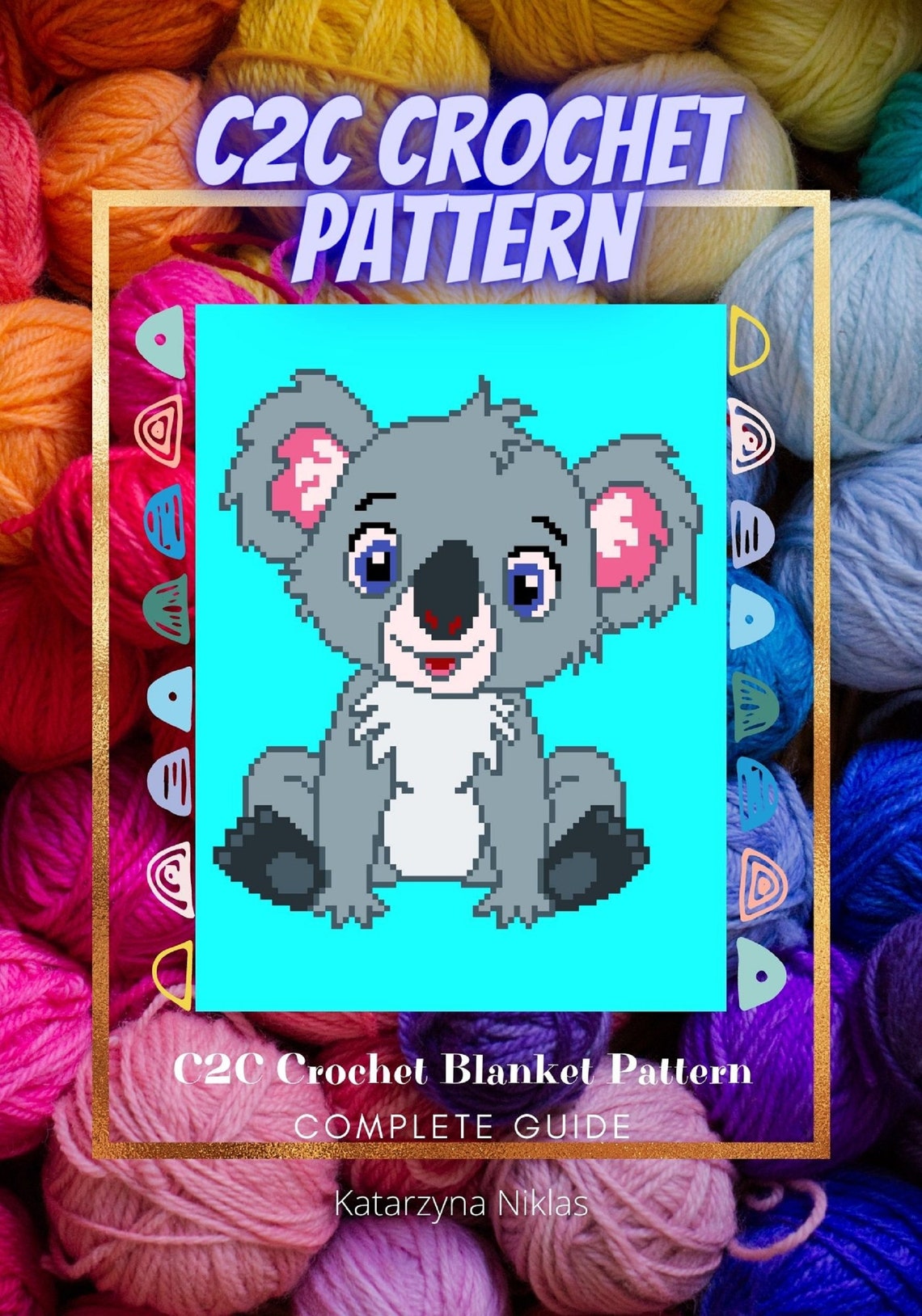 C2C Crochet Blanket Pattern, Koala, PDF Digital Download - Etsy