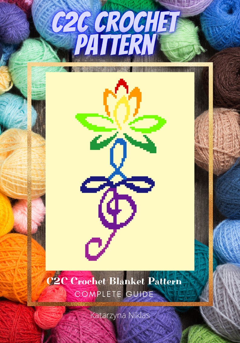 C2C Crochet Blanket Pattern, Flower, PDF Digital Download - Etsy