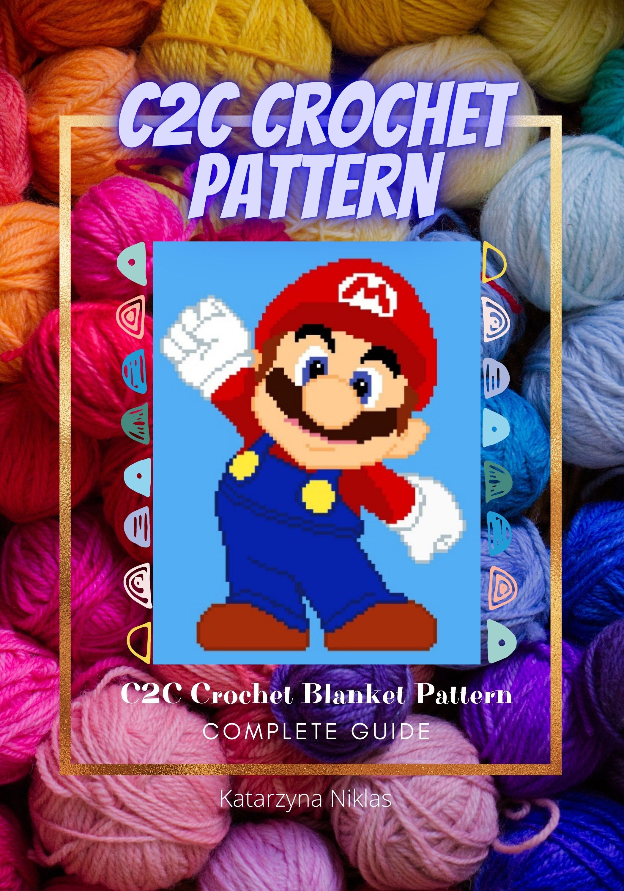 Crochet Pattern Pixel Blanket - Etsy