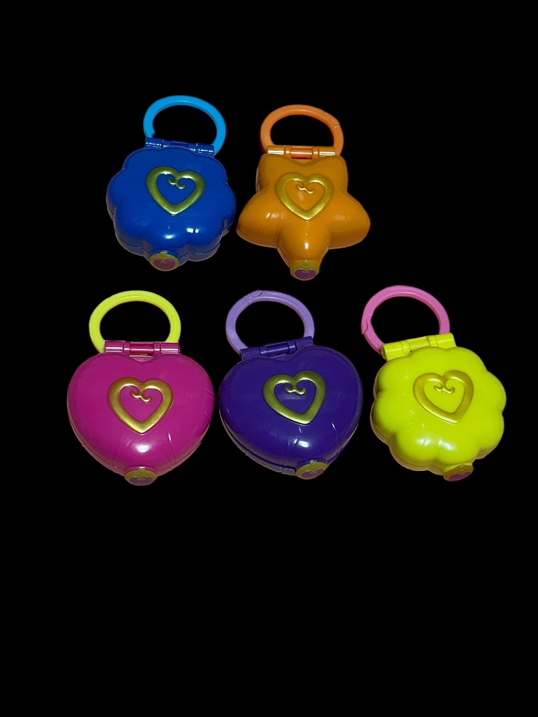 Vintage Polly Pocket Compact Keyring: Retro Doll Keychain - Etsy