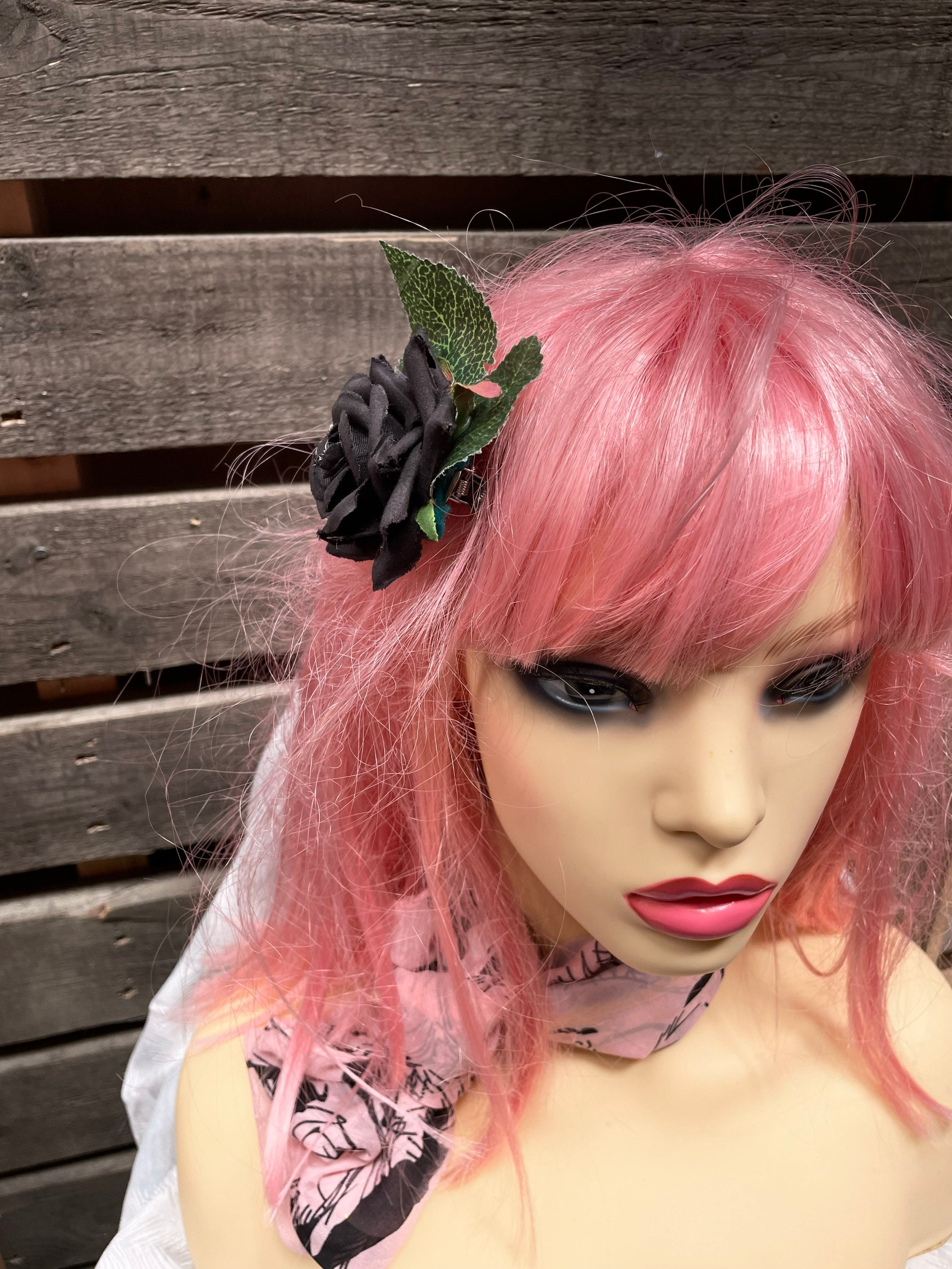 Black Corsage Rose Corsage Gothic Wedding Corsage Corsage - Etsy