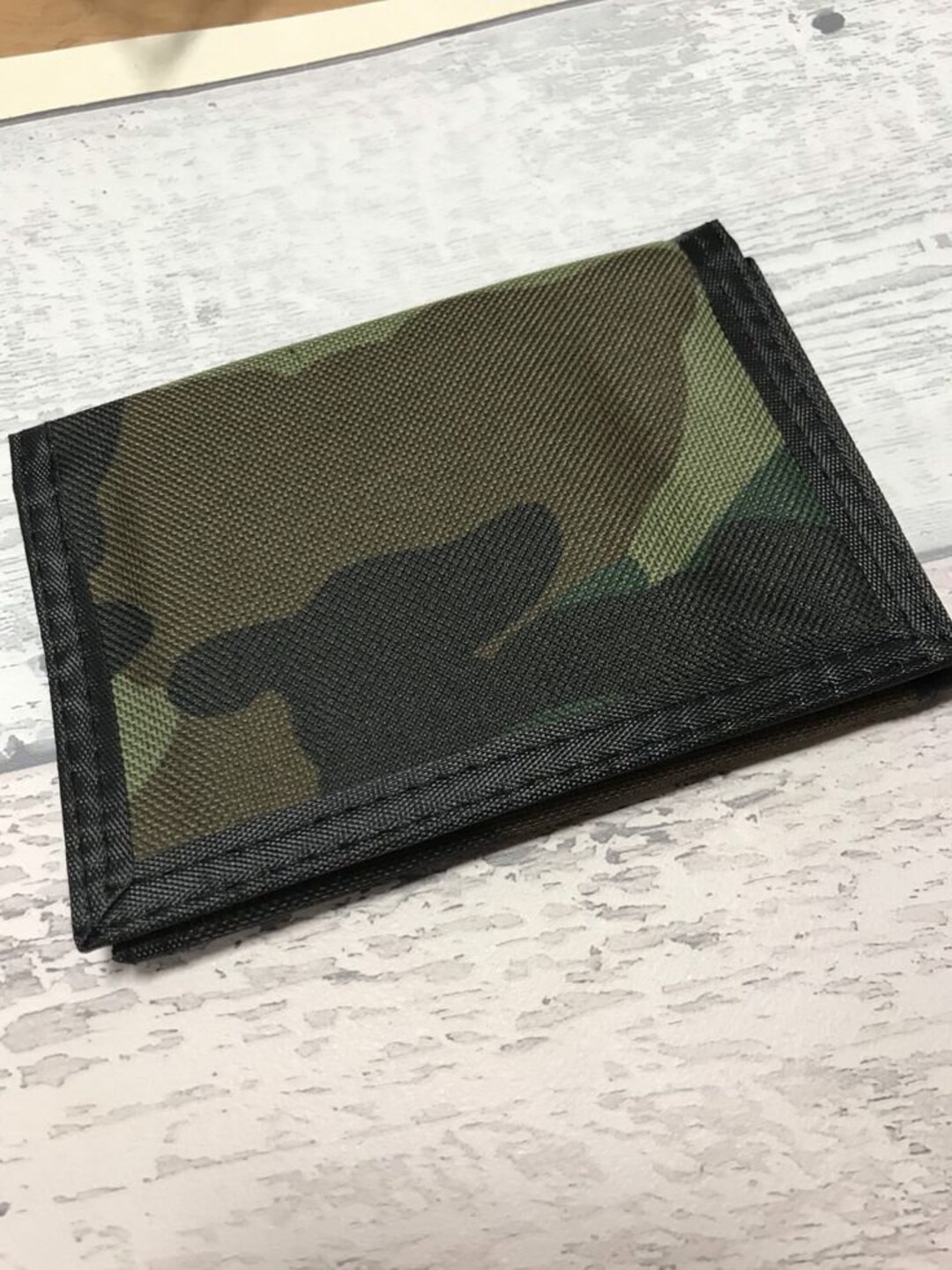 Tri fold Camouflage Wallet, Canvas Wallet, Dad's Gift, Army Wallet ...