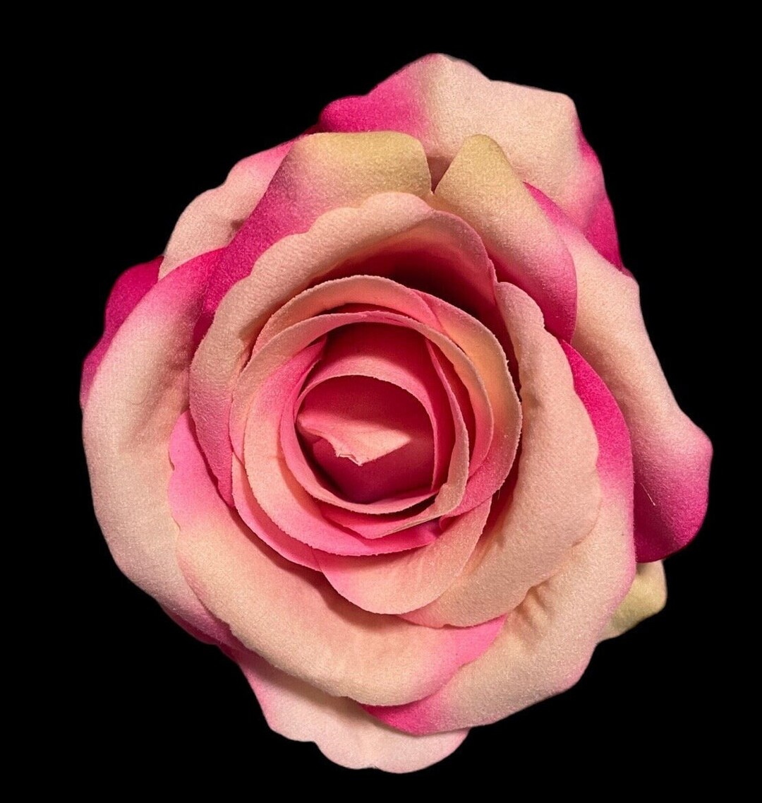 Quirky Cute: Pink Rose Hair Clip - Etsy UK