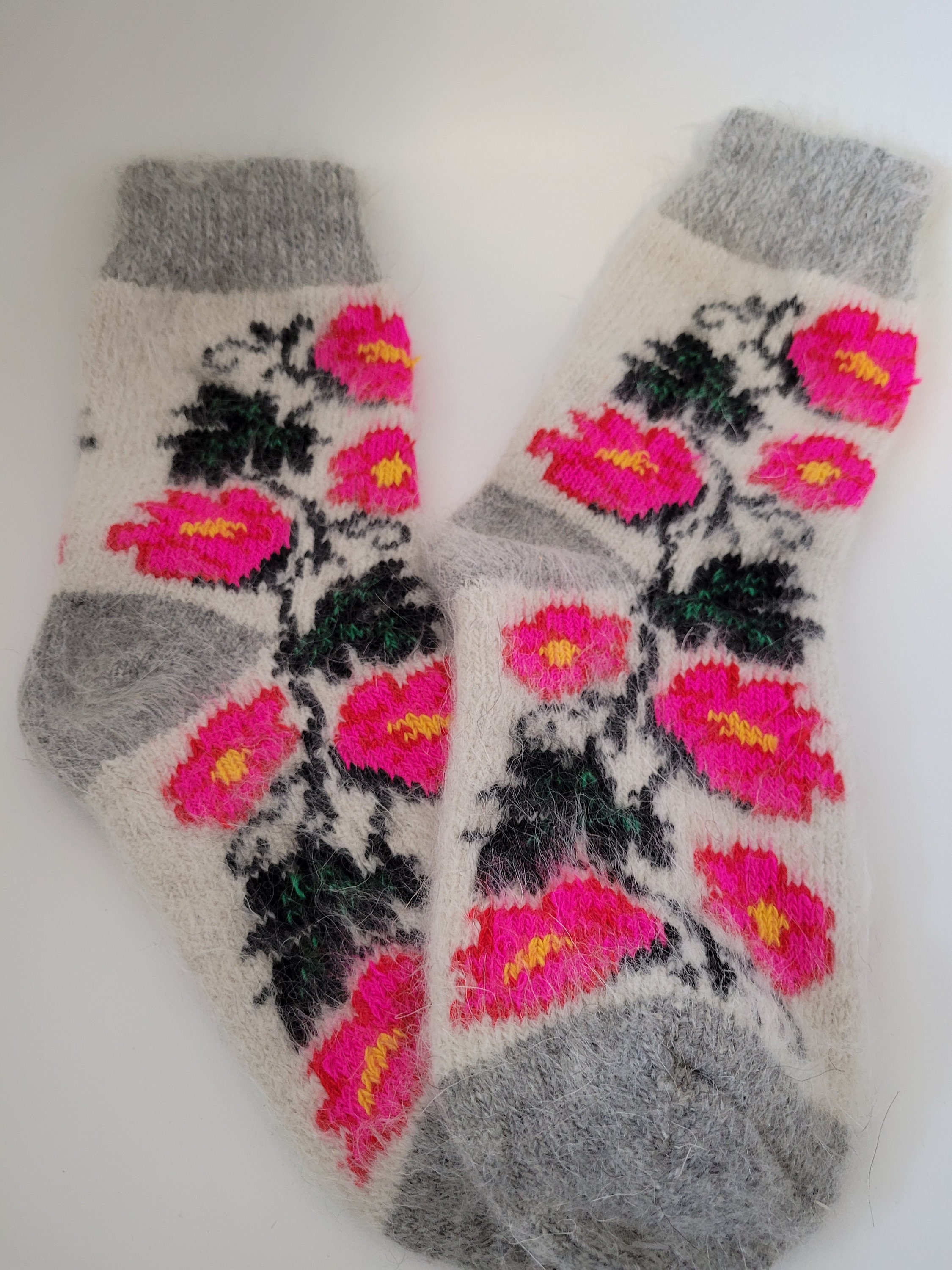 Scandinavian Socks 100% Pure Wool Socks Women / Women's - Etsy