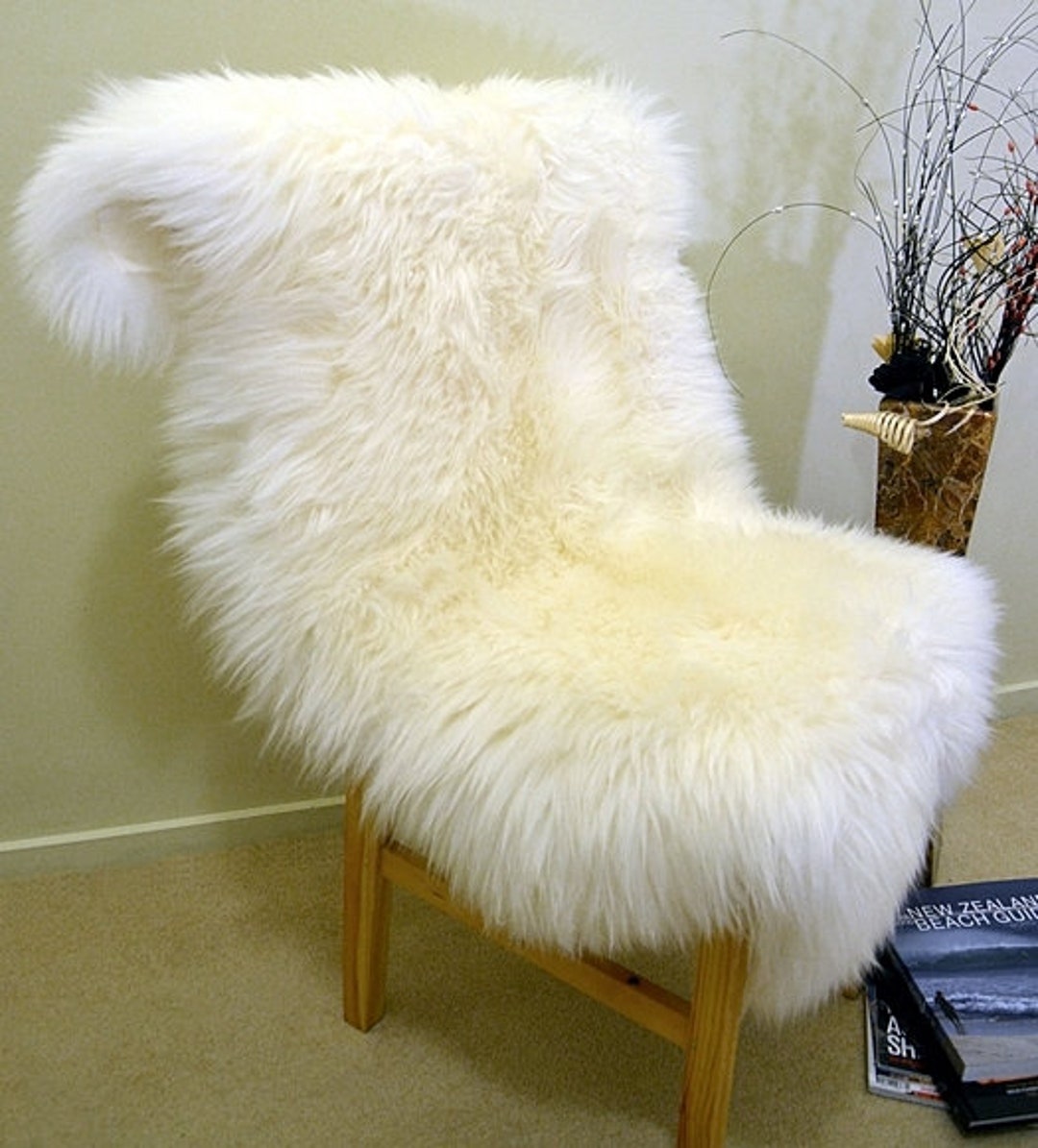 Sheepskin Large Dense Wool off White - Etsy