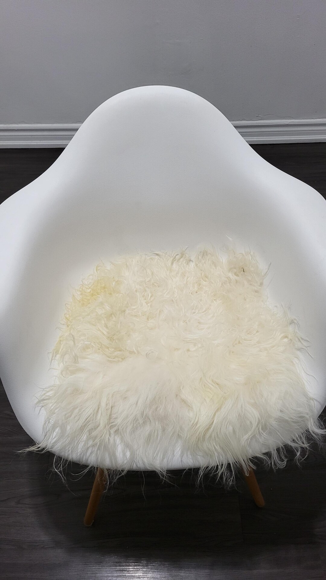 Sheepskin Chair Pad | Sheepskin Stool Cover | Chair Cover ...