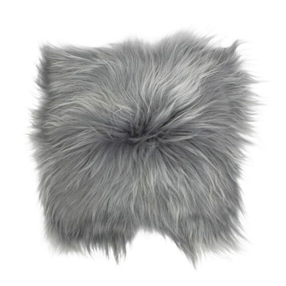 Gray Icelandic Sheepskin Long Wool Chair Pad in Gray Sheepskin - Etsy
