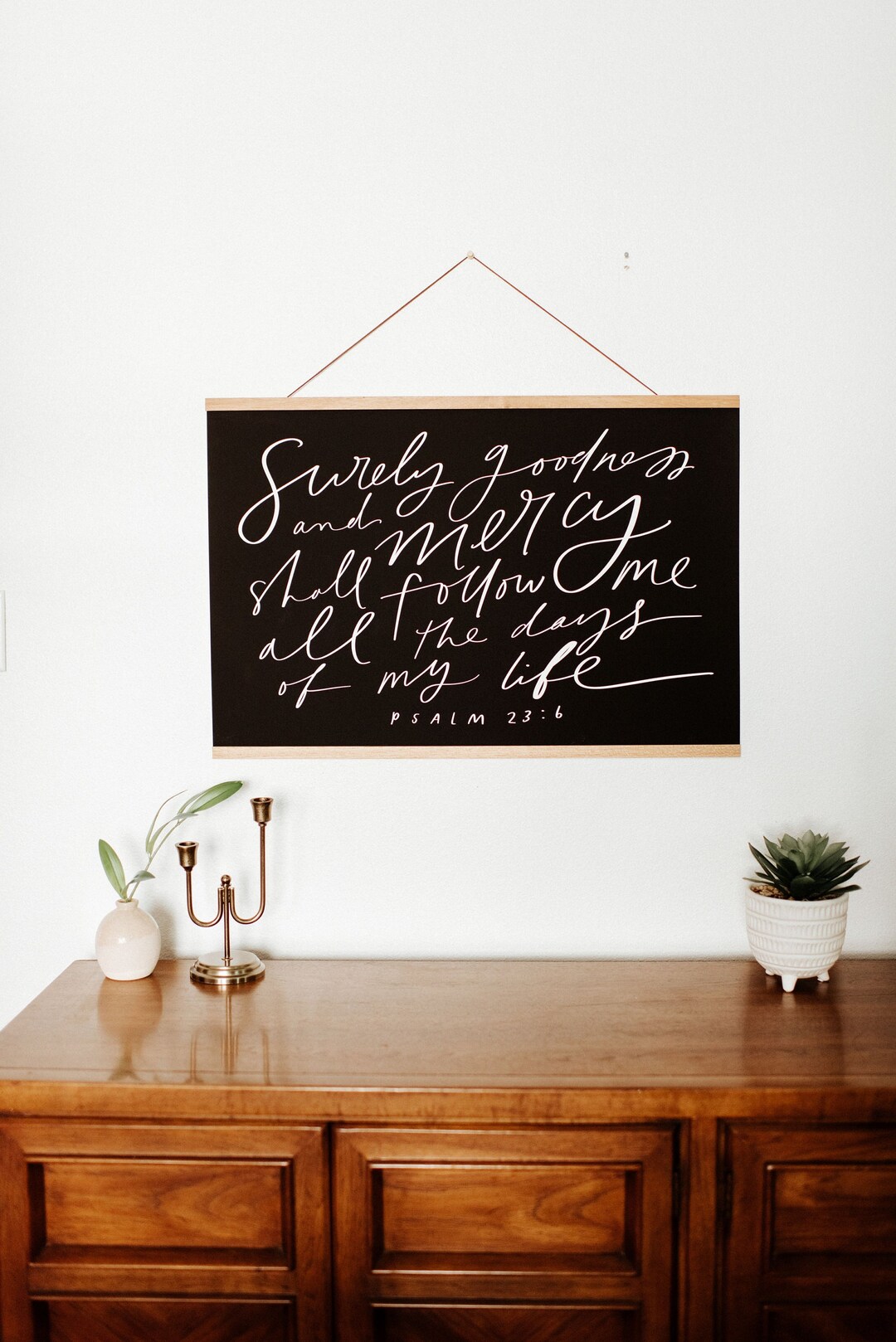 Horizontal Poster: Surely Goodness - Etsy