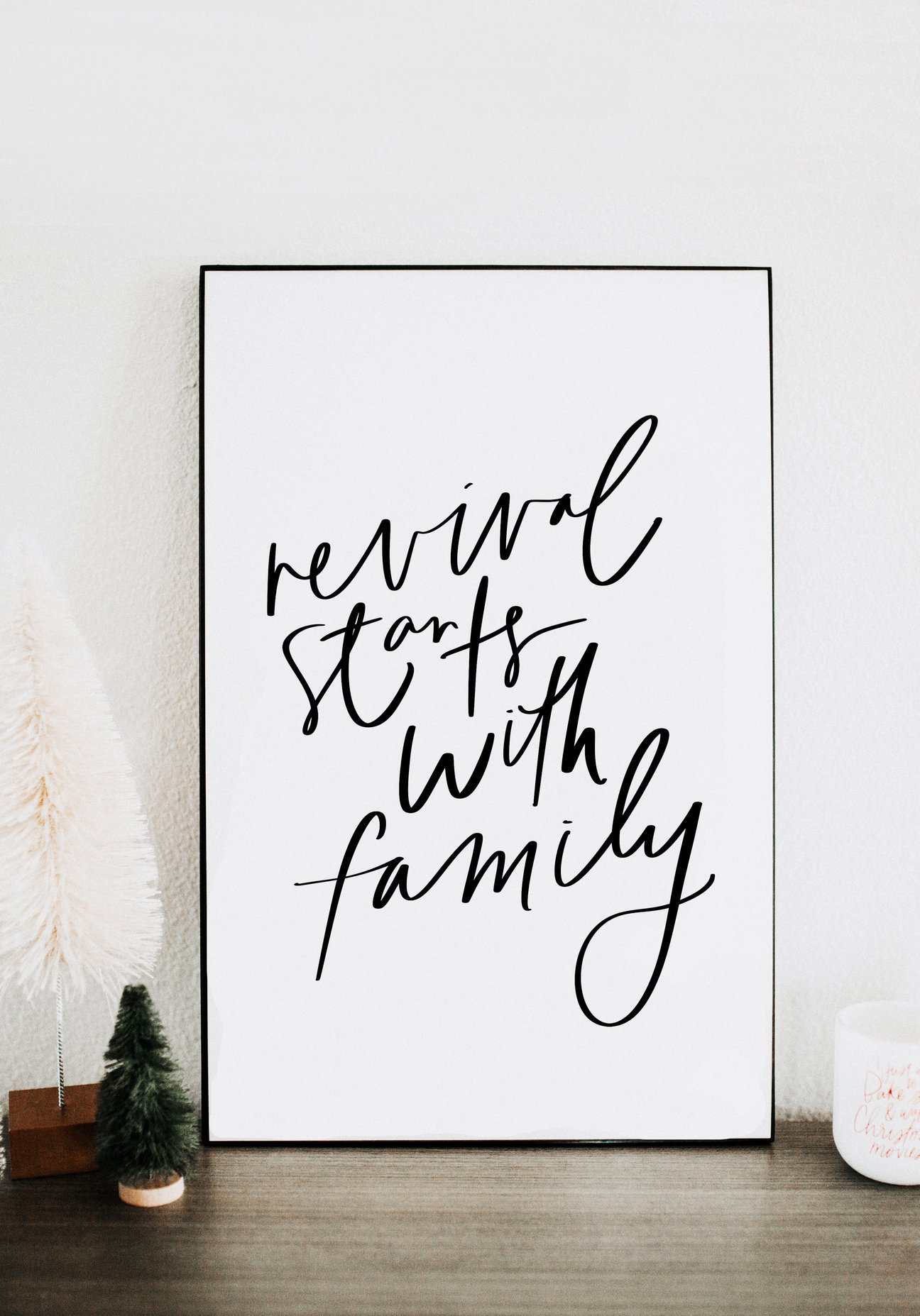 11x17 Print - Revival Starts With Family - Etsy