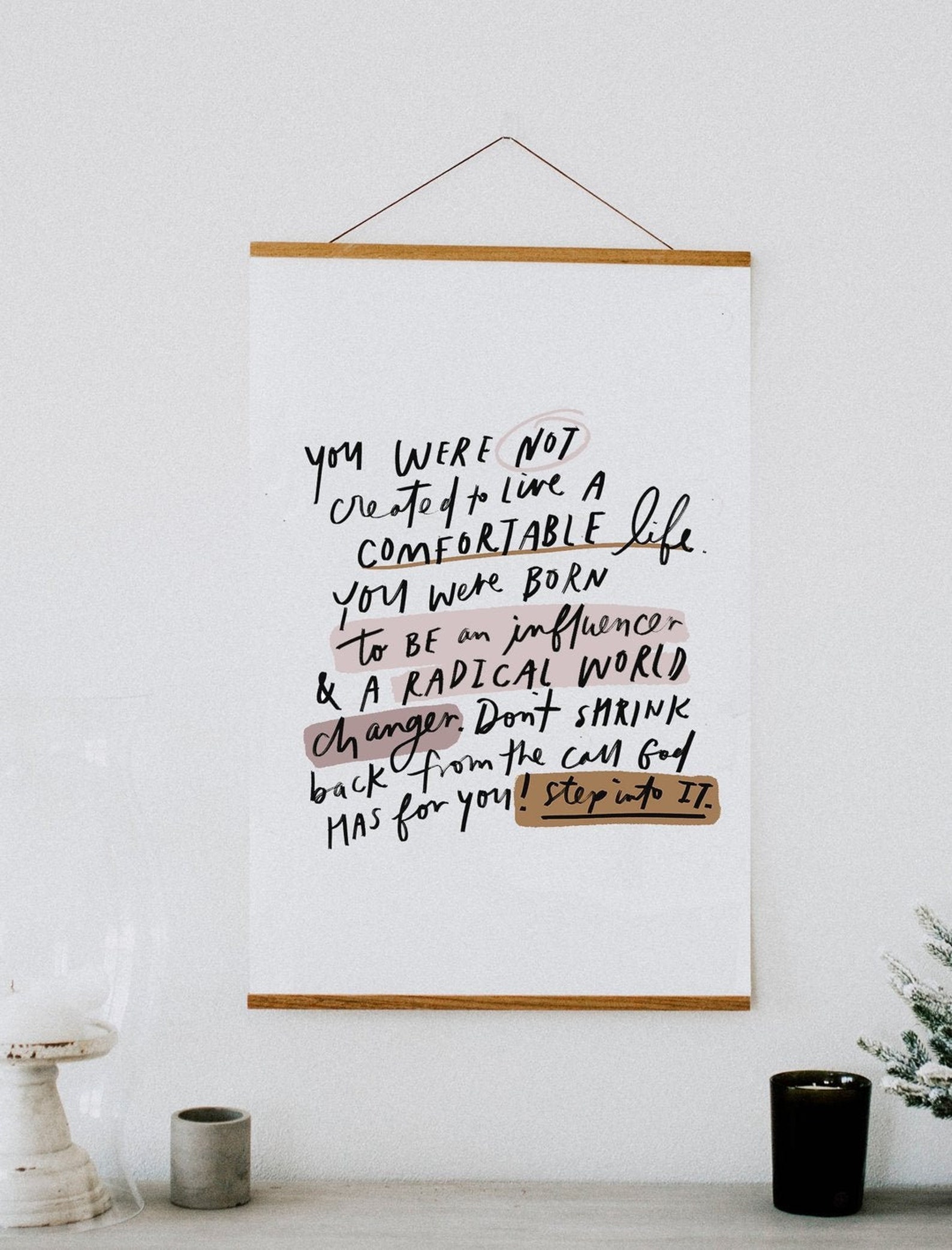 Poster: You Were Born to Be - Etsy