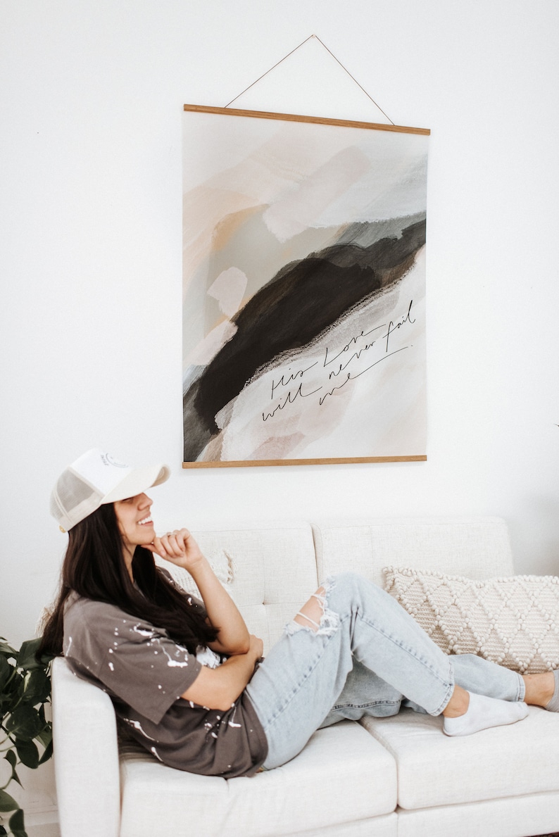 Large 30x40 His Love Poster With Banner Wood - Etsy