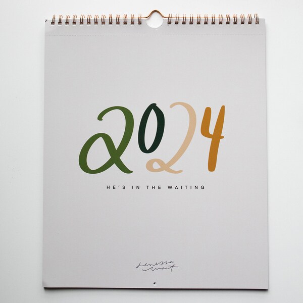 2024 Wall Scripture Calendar - Etsy