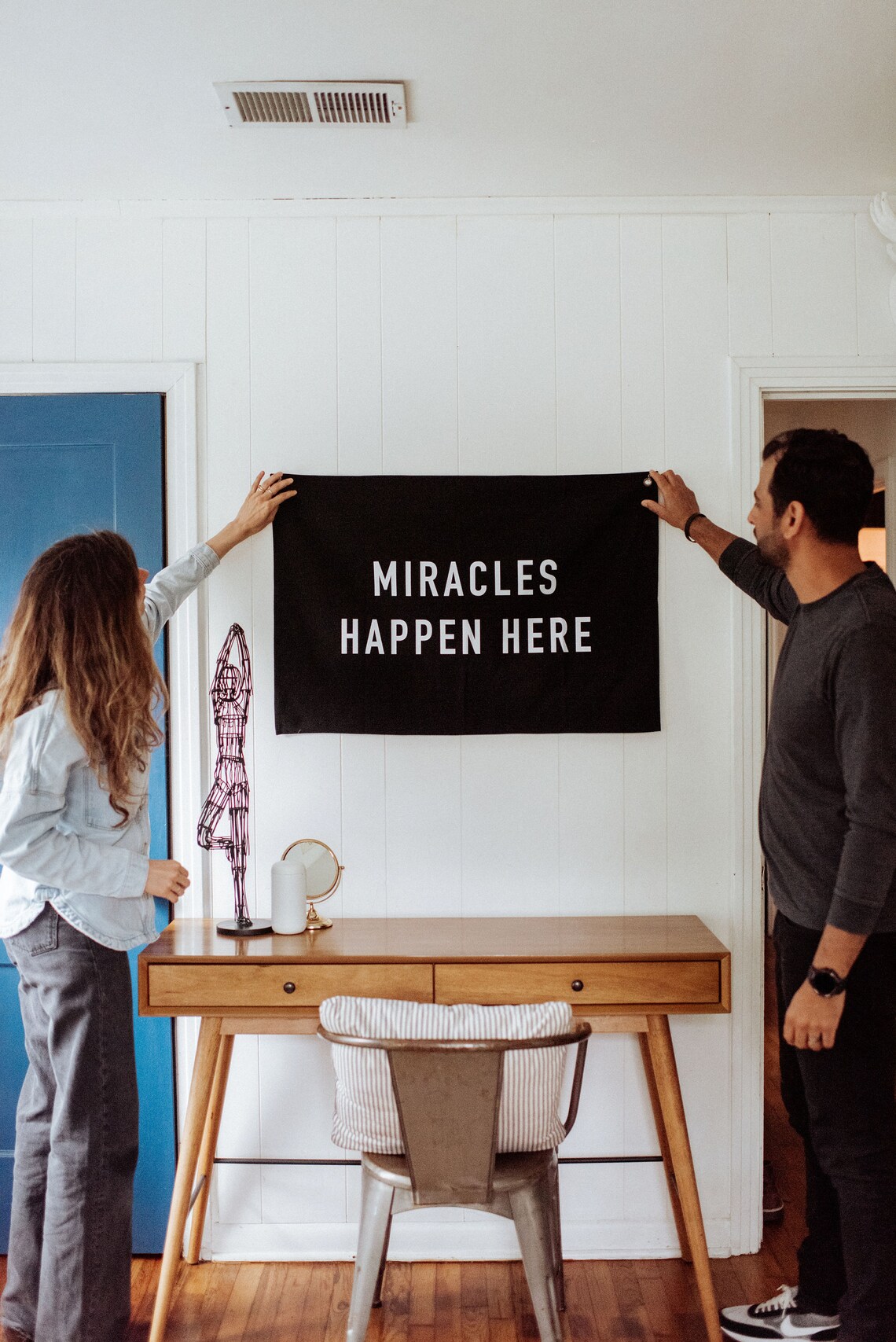 Canvas Banner: Miracles Happen Here - Etsy