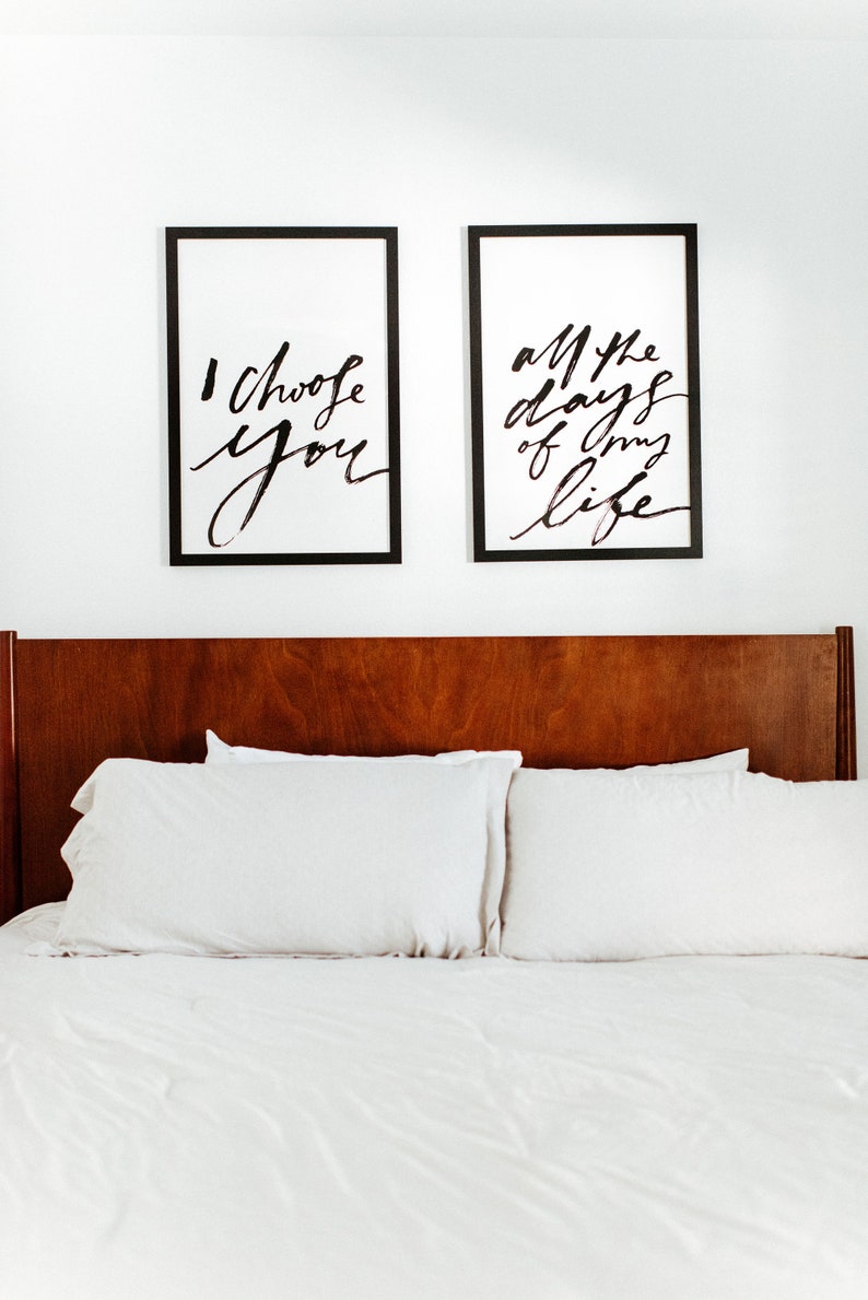Poster Set: I Choose You - Etsy