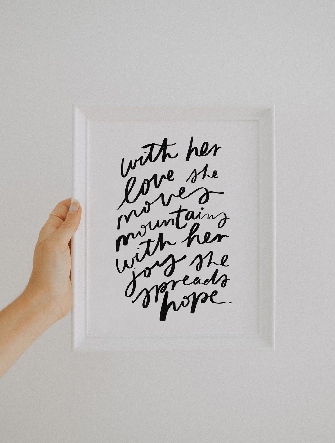 8x10 Print - With Her Love She Moves - Etsy