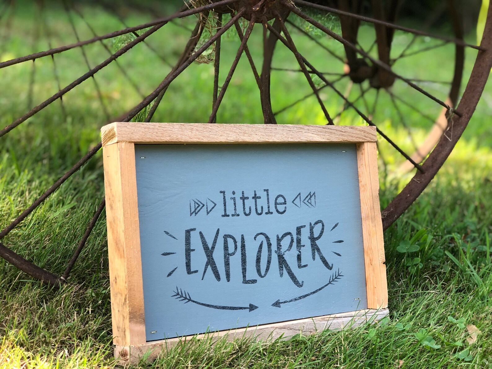 Little Explorer Nursery Sign Wood Framed Nursery Sign - Etsy