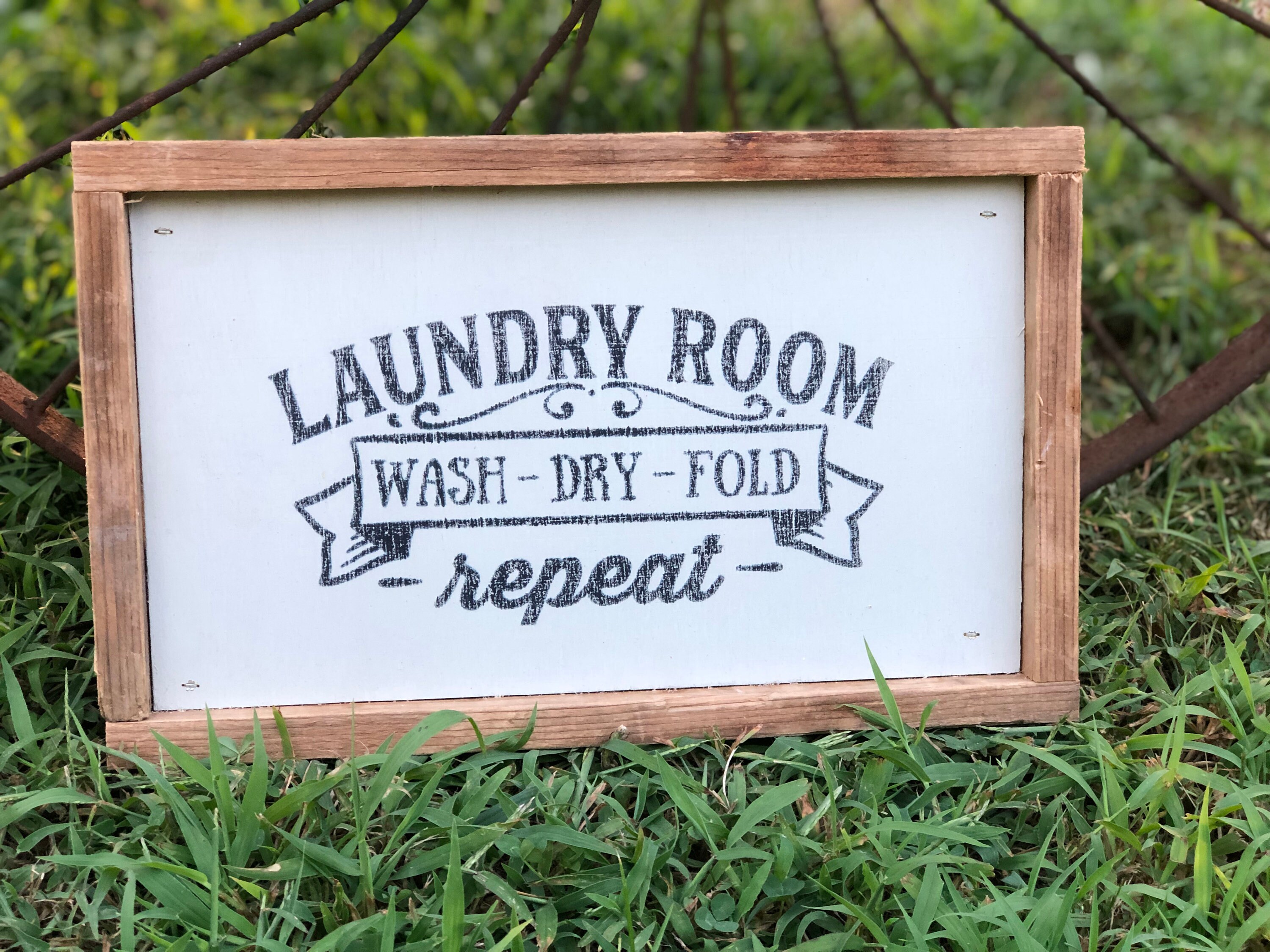 Wash Dry Fold Laundry Sign laundry Room Sign Laundry Sign | Etsy