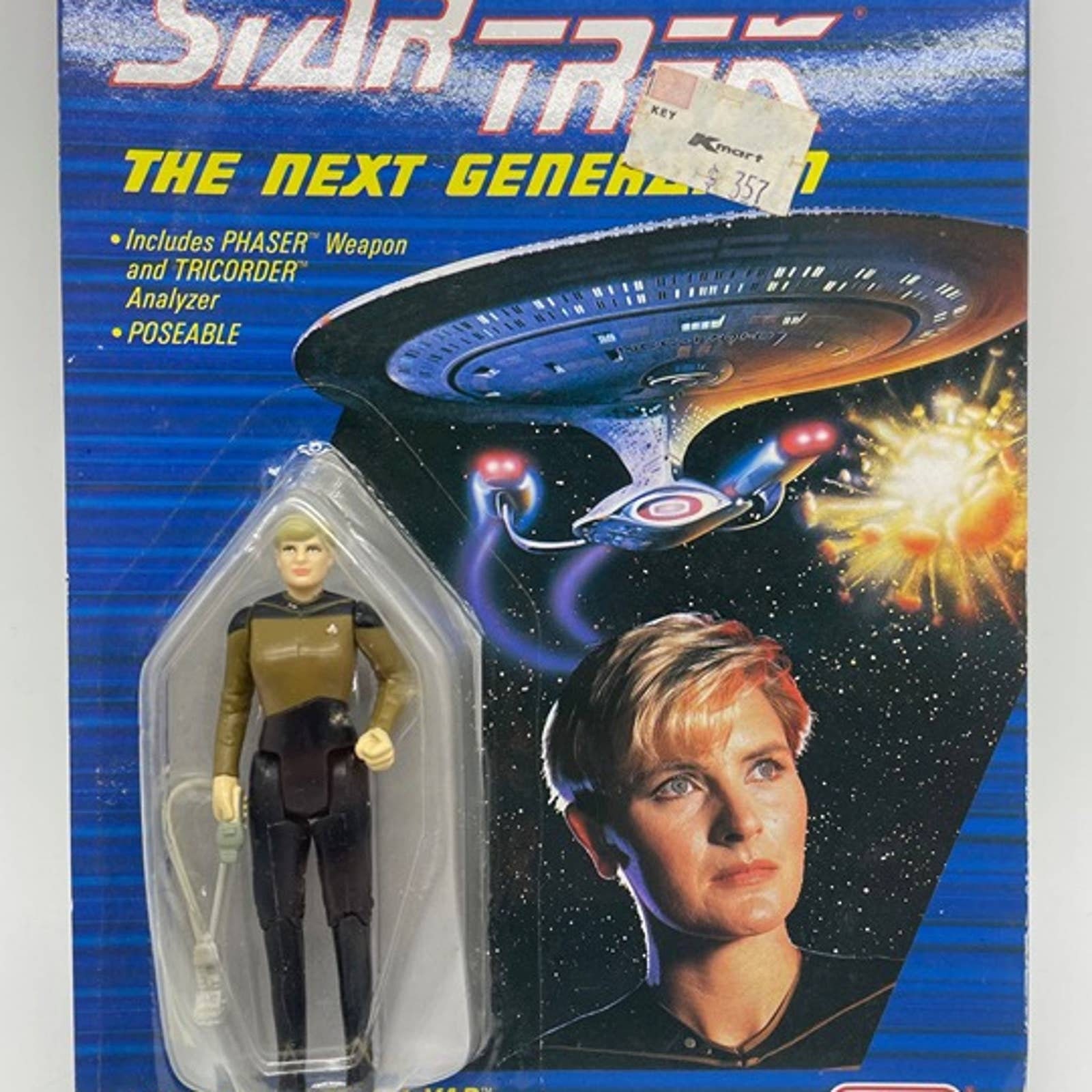 Star Trek Next Generation Galoob Lt Tasha Yar Vintage Action Figure ...