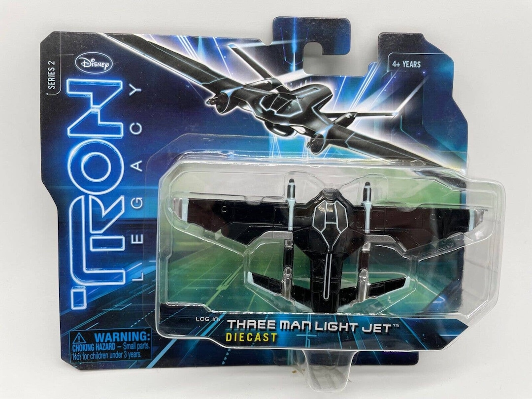 Tron Legacy Series 2 Three Man Light Jet Diecast Vehicle, Disney Spin ...