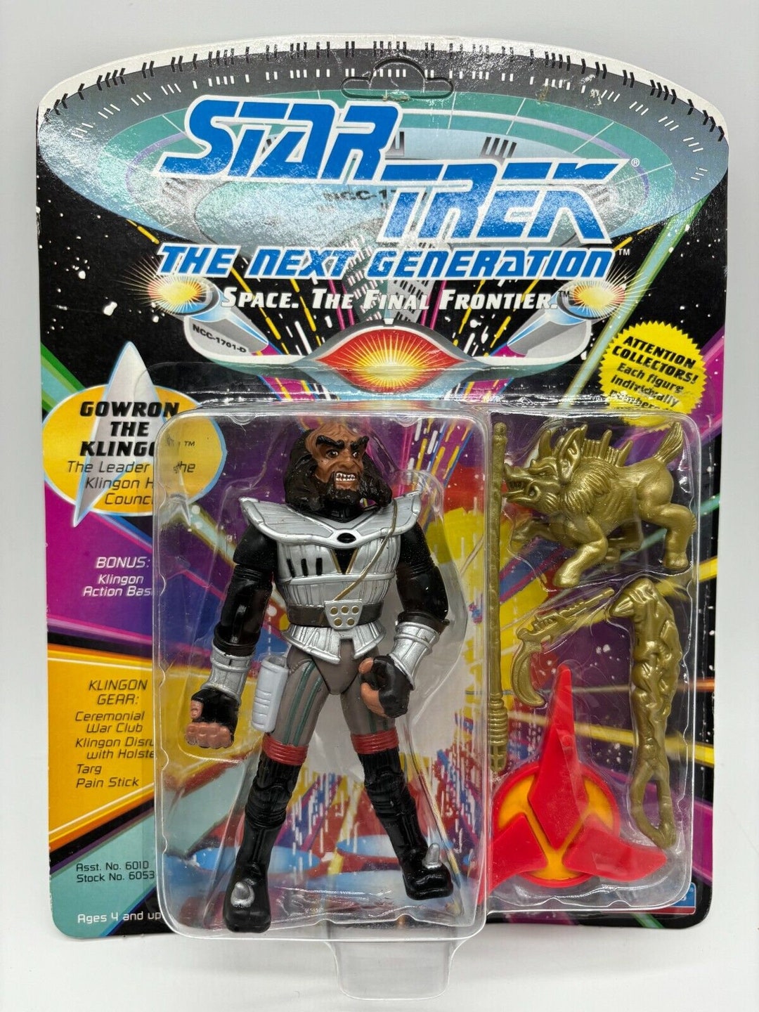 Star Trek Next Generation Playmates Gowron the Klingon Action Figure ...