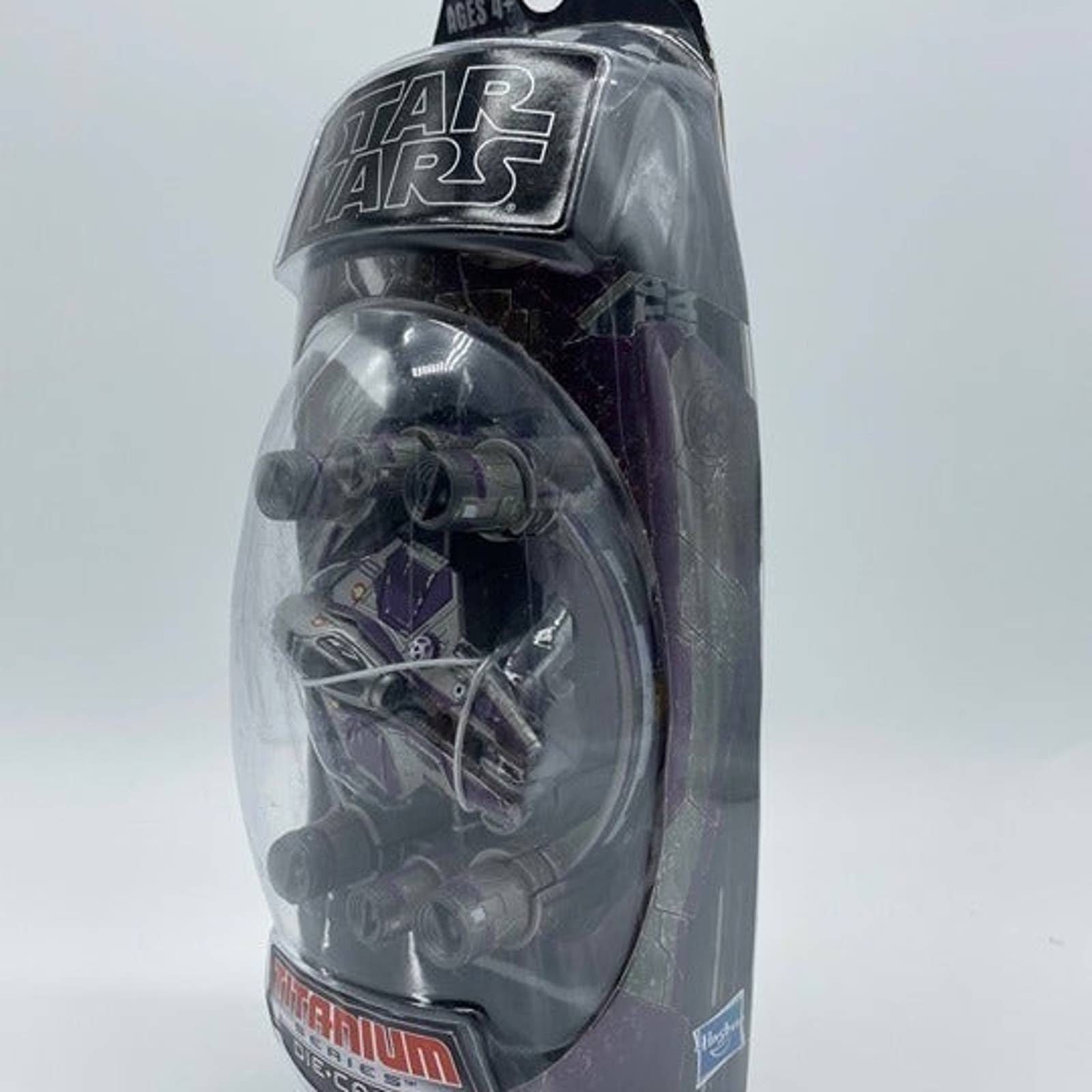 Star Wars Titanium Series Mace Windu Starfighter W/ Hyperspace Ring Die ...