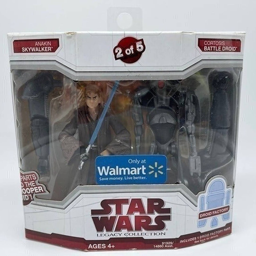 Star Wars Legacy Collection Anakin & Cortoss Battle Droid - Etsy