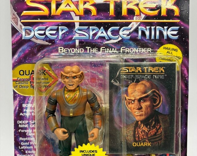 Star Trek Deep Space Nine Playmates Quark Action Figure Sealed 1993 - Etsy