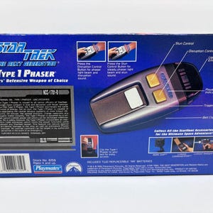 Star Trek the Next Generation Type 1 Phaser Blaster, Playmates 1994 - Etsy